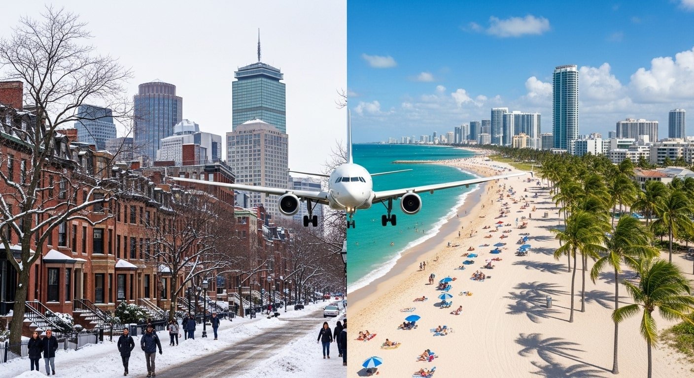 Boston to Miami Flights Guide 2025: Cheapest Airlines, Travel Tips ...