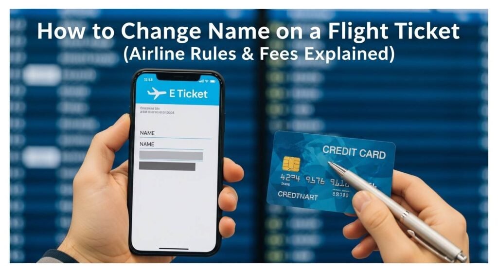 How to Change Name on a Flight Ticket (Airline Rules & Fees Explained ...